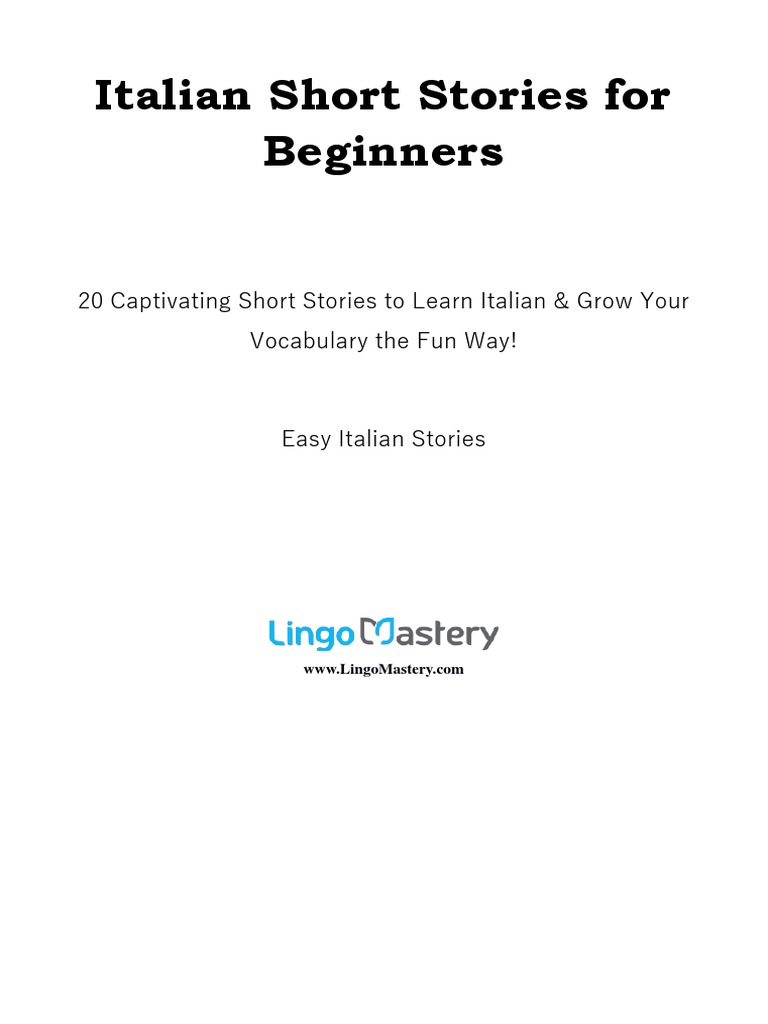 Italian Short Story | PDF | Human Communication | Cognition