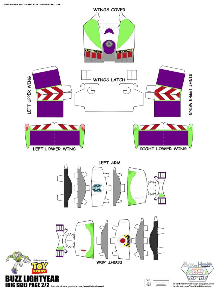 Buzz Lightyear 2 Papercraft | PDF
