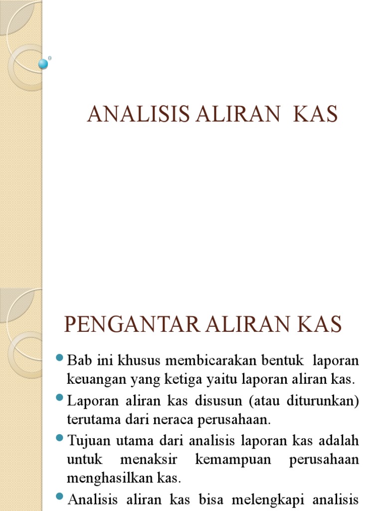 Analisis Aliran Kas | PDF