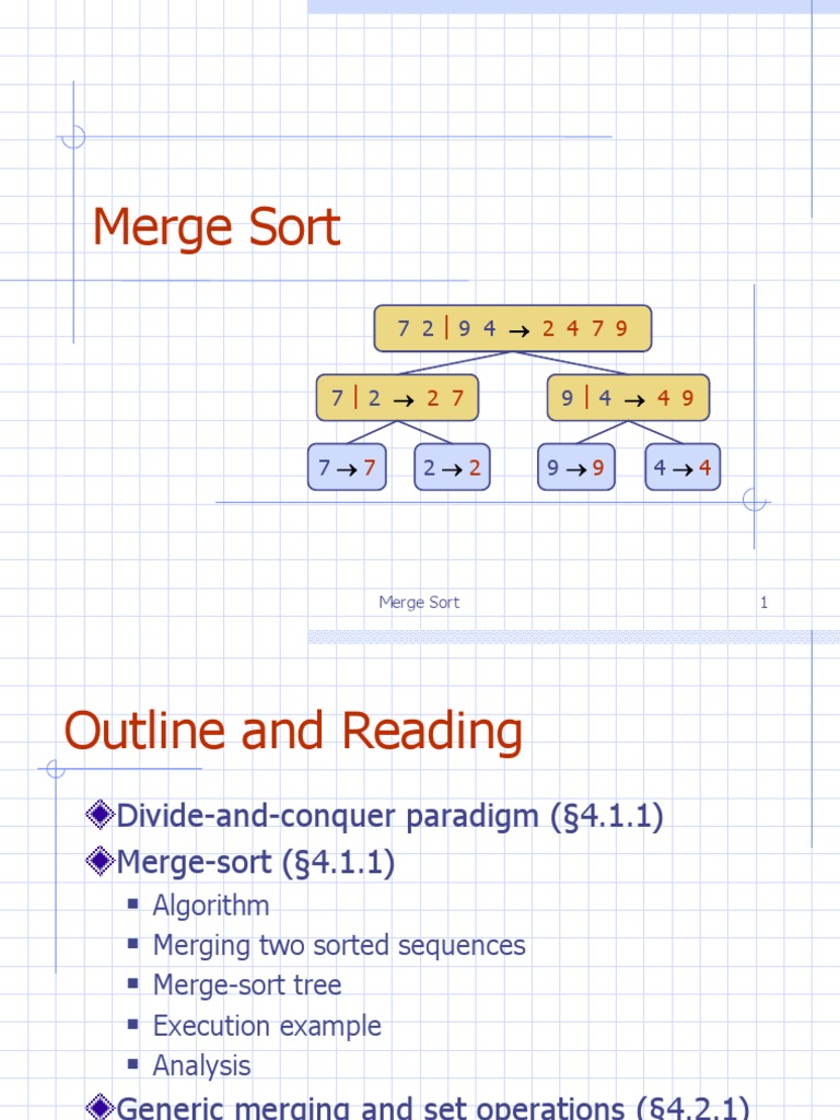 Merge Sort | PDF | Software Engineering | Computer Programming