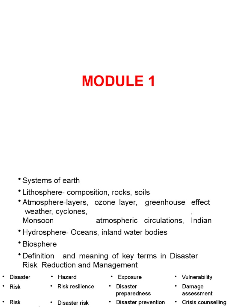 DM Module 1 | PDF | Atmosphere Of Earth | Atmosphere