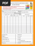 Gas Detector Bump Test Record Log Sheet: Bump Test Result Test Date ...