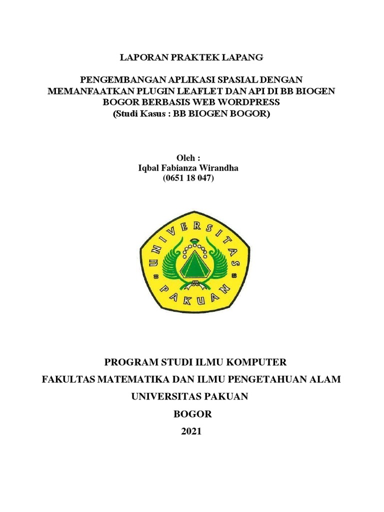 Aplikasi Spasial di BB Biogen Bogor | PDF