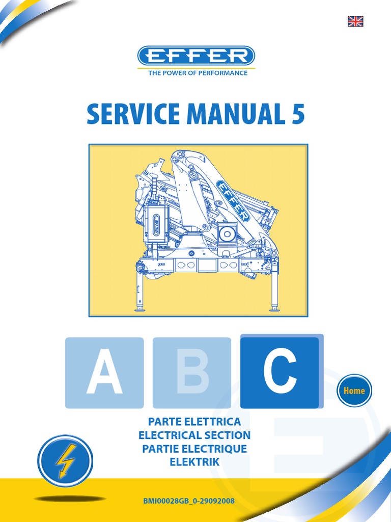 Effer Crane Service Manual Overview | PDF | Crane (Machine ...