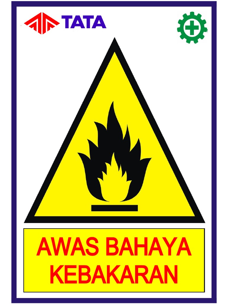 Contoh Rambu-Rambu K3 (Wajib Dipasang) | PDF