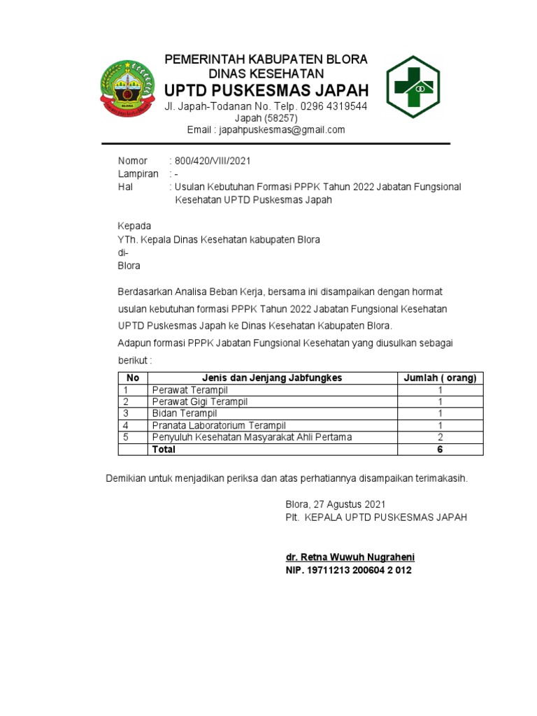 Pemerintah Kabupaten Blora | PDF