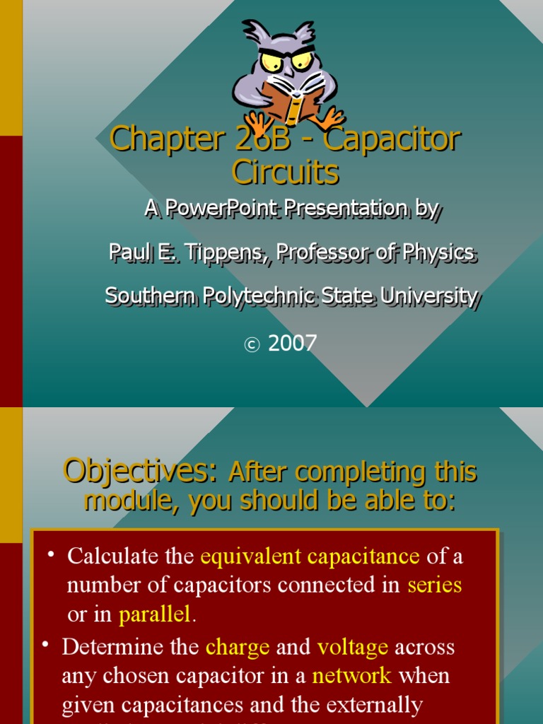 Chapter 26B - Capacitor Circuits | PDF | Series And Parallel Circuits ...
