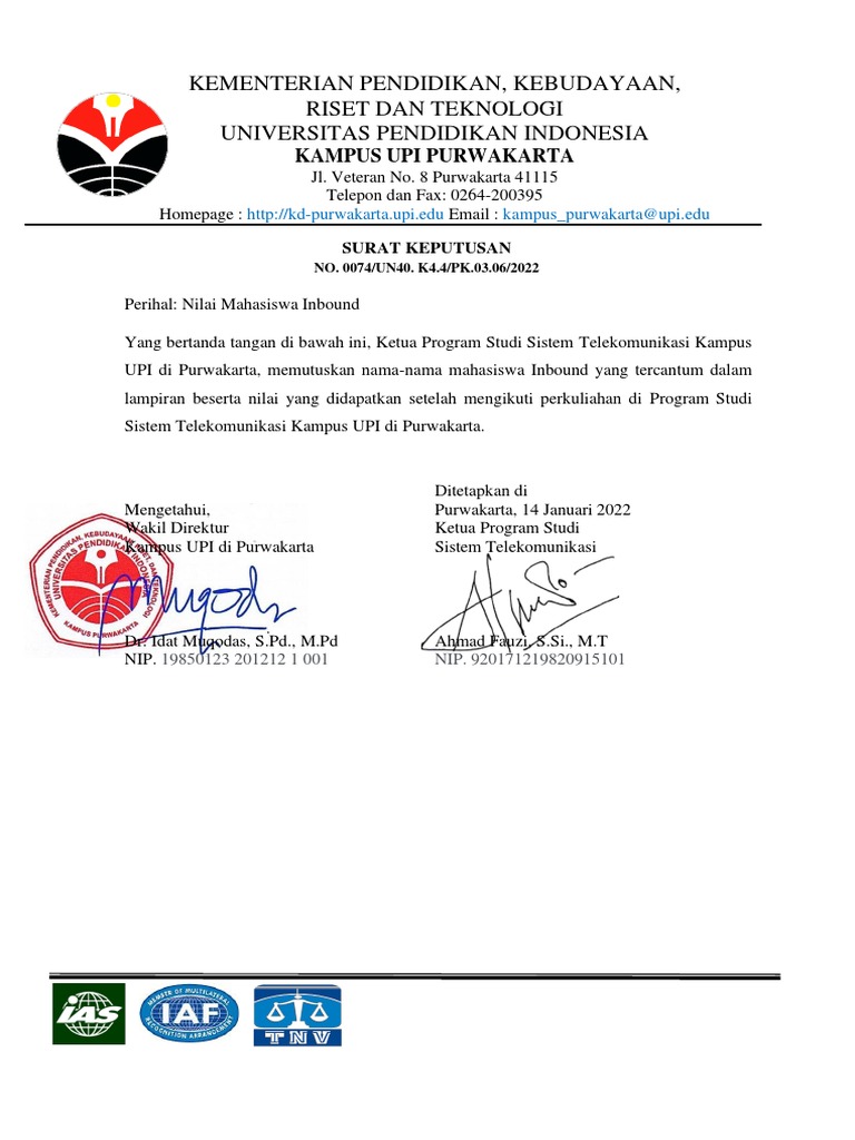 Nilai PMM LT | PDF
