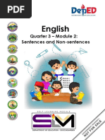 Sentences and Non Sentences | PDF