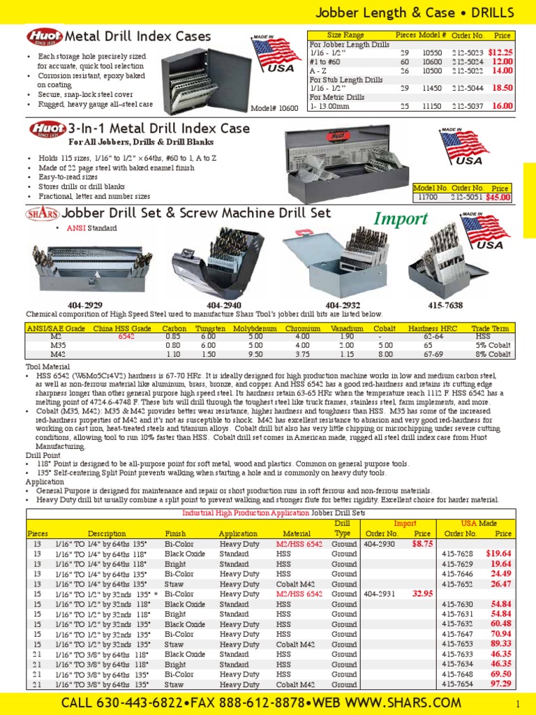 2021 Master Catalog | PDF | Steel | Drill