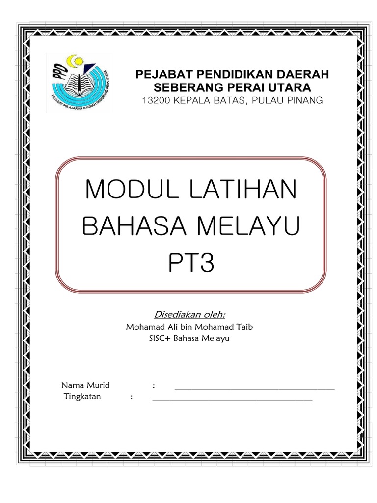 Modul BM Pt3 Penang Word | PDF