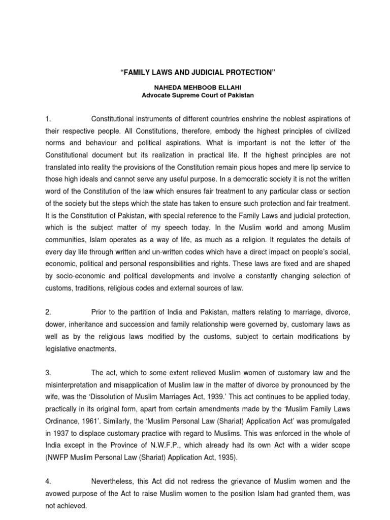 Family Law | PDF