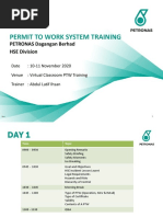 PCSB PTW System Level 1 2019 | PDF | Safety | Occupational Safety And Health