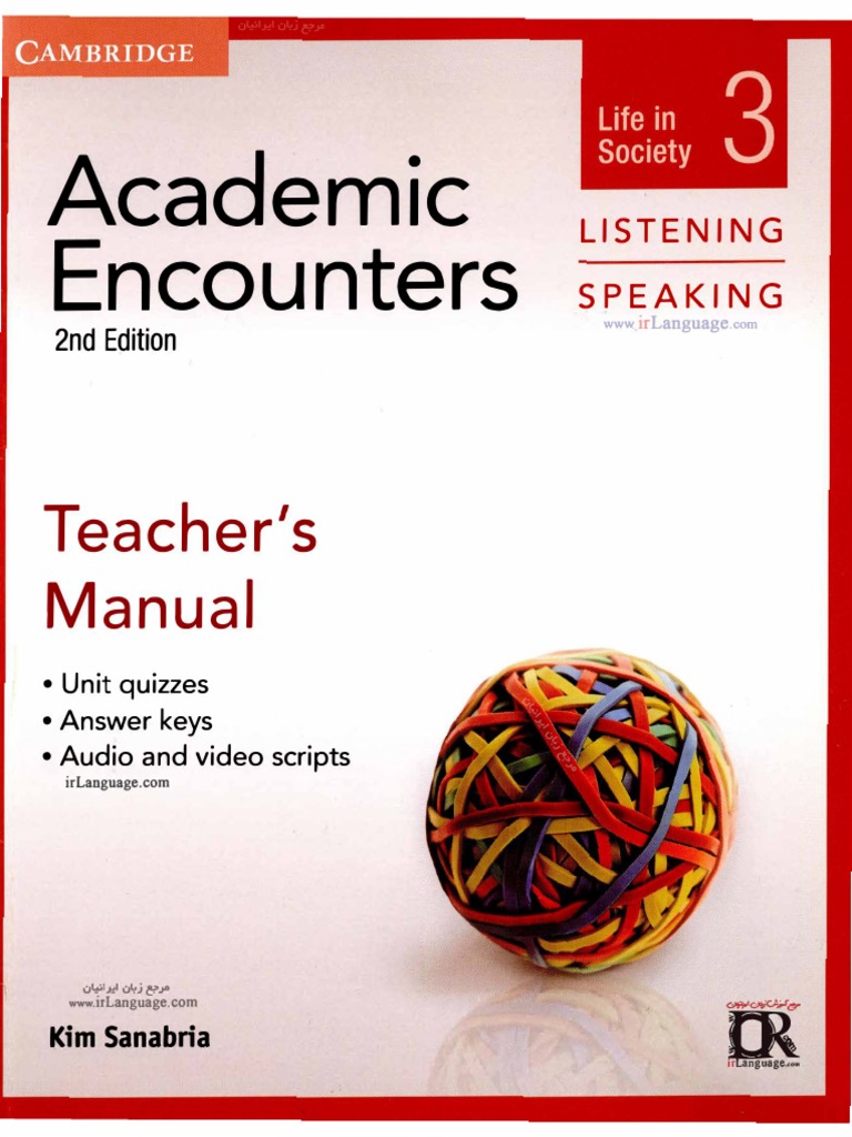 Teacher's Manual Academic Encounters 2nd Listening & Speaking 3 | PDF