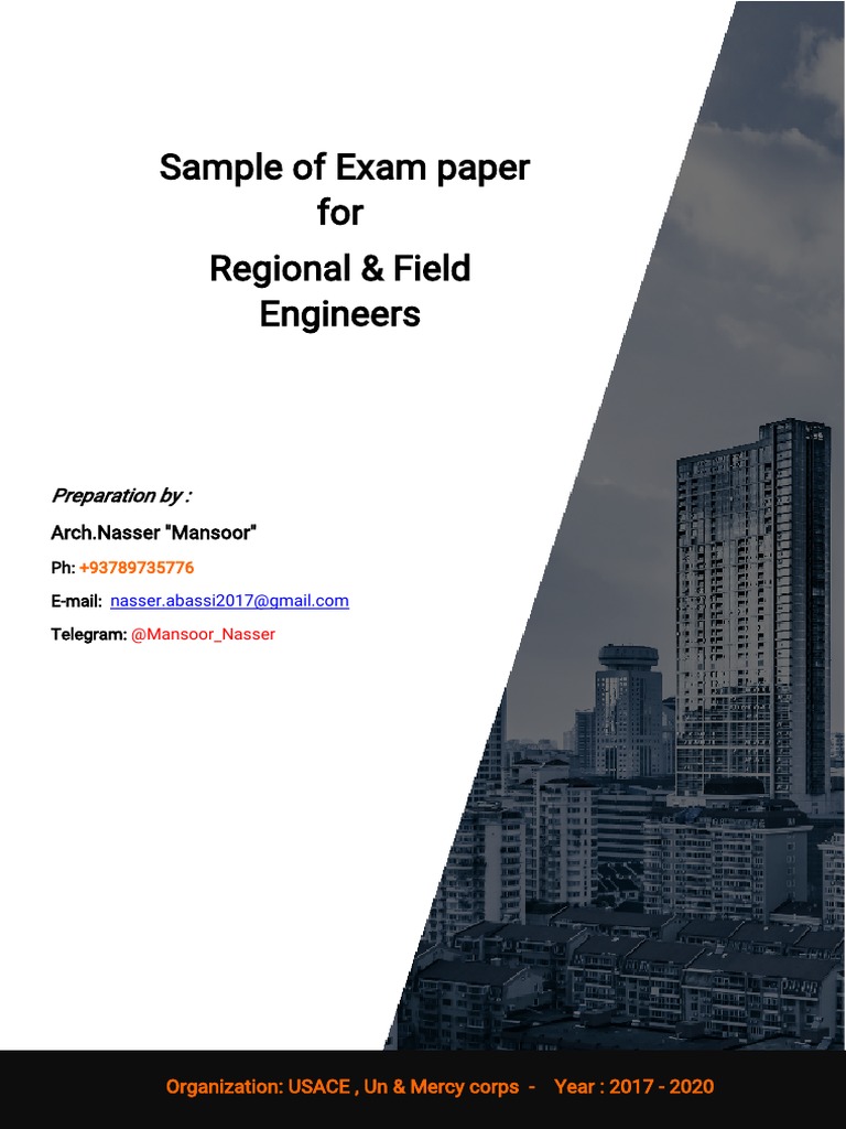 US - Army & Un Exam Paper Sample | PDF