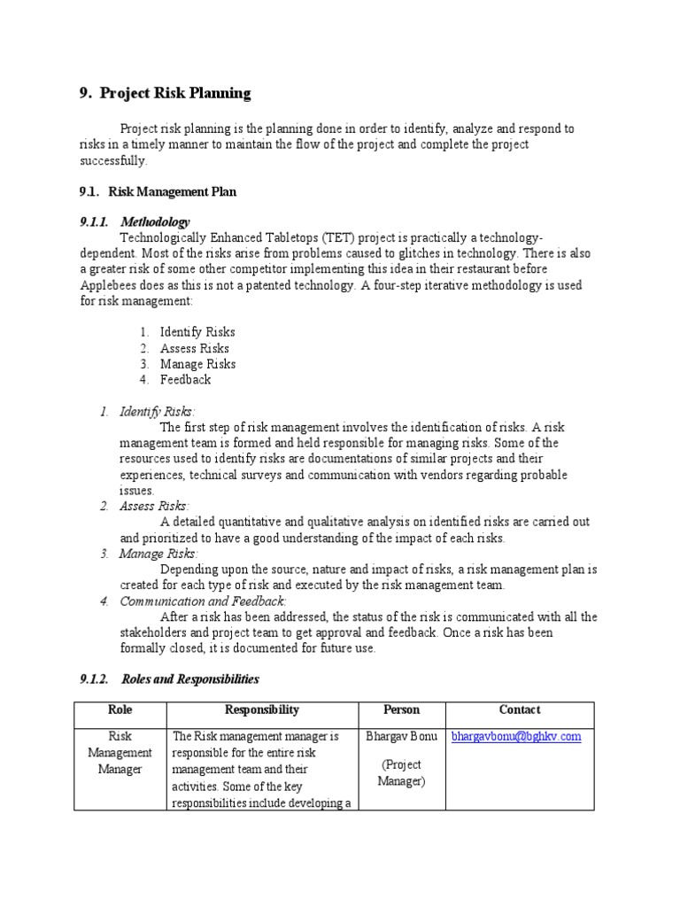 Risk Management 1 | PDF | Risk | Risk Management