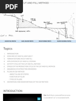 Cut and Fill Presentation | PDF | Volume | Surveying