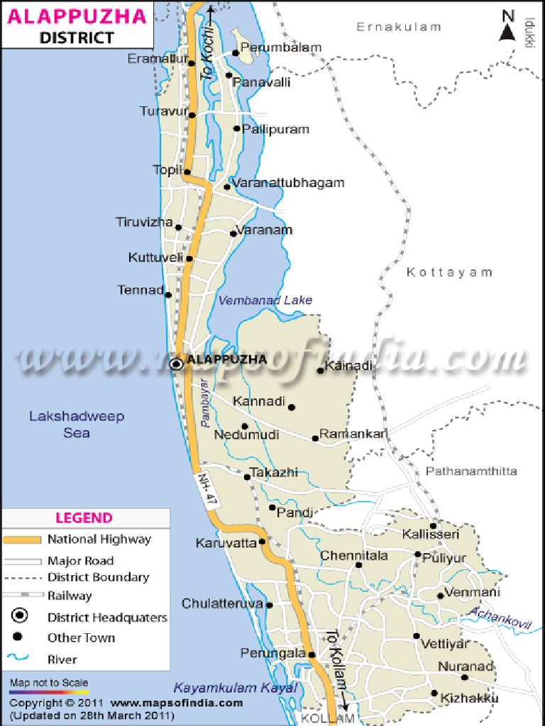 Alappuzha District Map | PDF