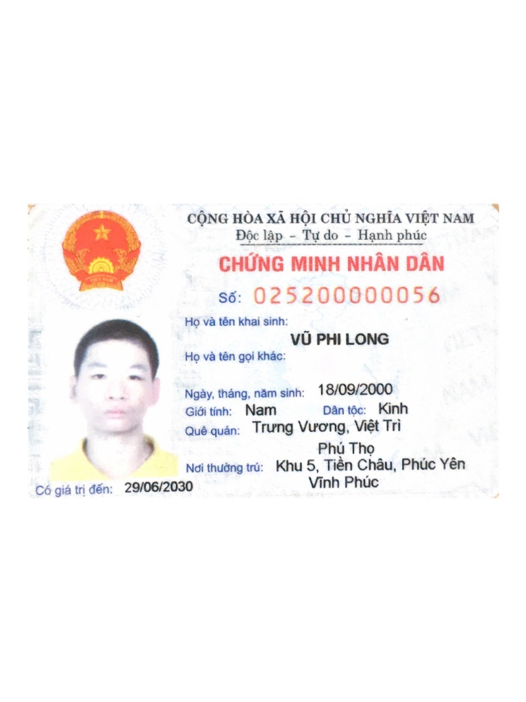 Scan CCCD | PDF