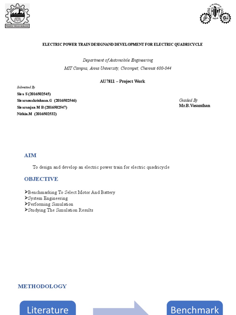 Department of Automobile Engineering MIT Campus, Anna University ...