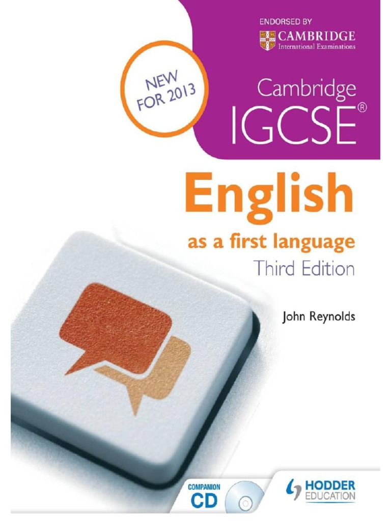 Cambridge Igcse English First Language Third Editionpdf Compress | PDF