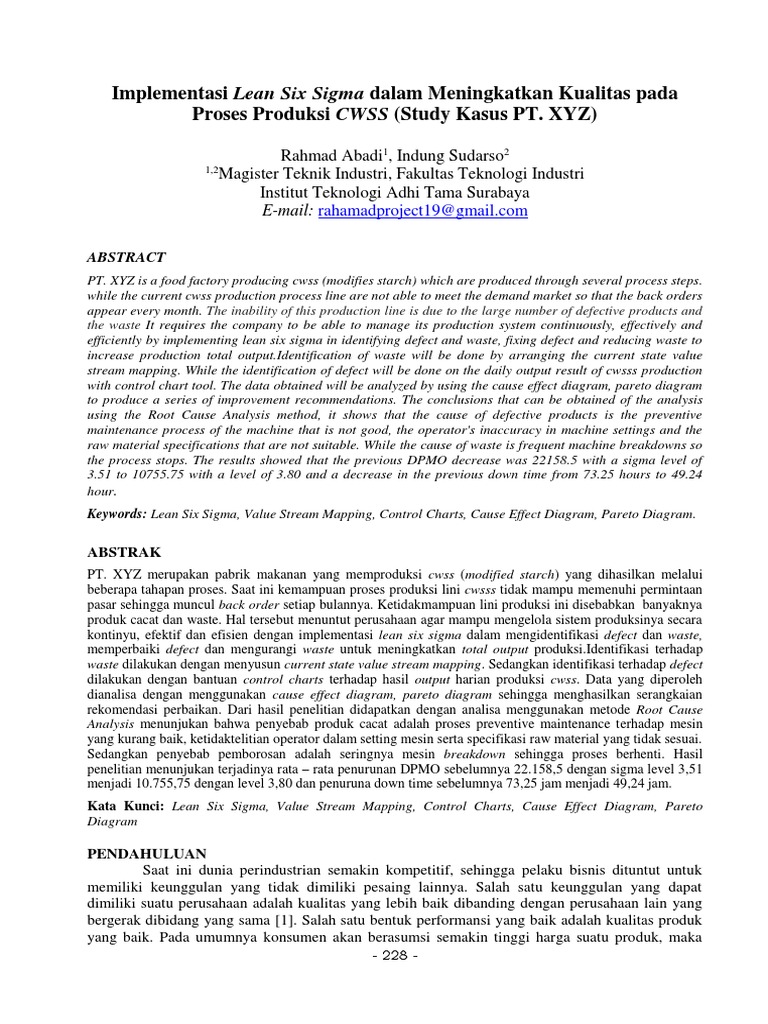 Lean Six Sigma Pdf Six Sigma Production And Manufacturing