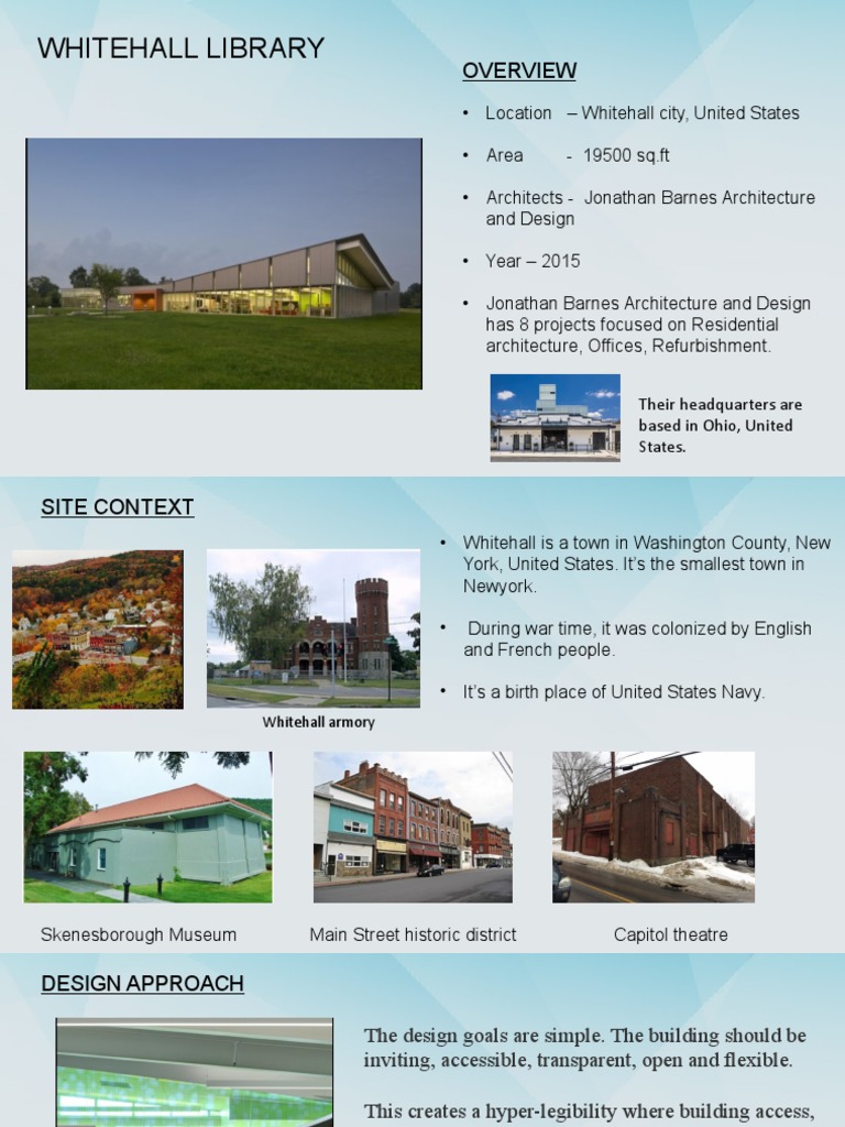 Whitehall Library - Case Study | PDF | Libraries | Economic Sectors