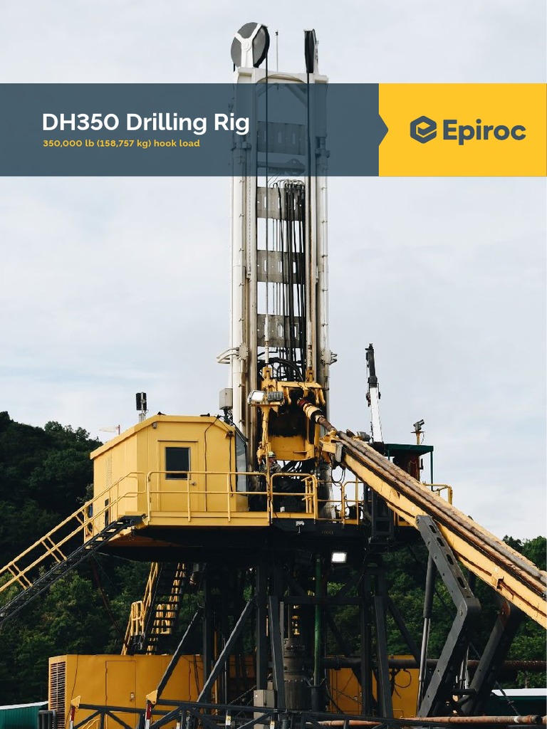 EPIROC Rig 350 | PDF | Crane (Machine) | Pump