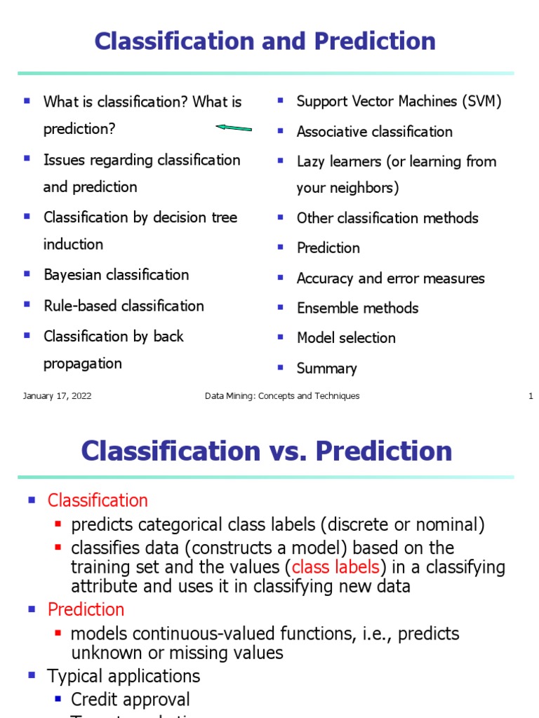 Classification and Prediction | PDF | Statistical Classification | Bayesian Network