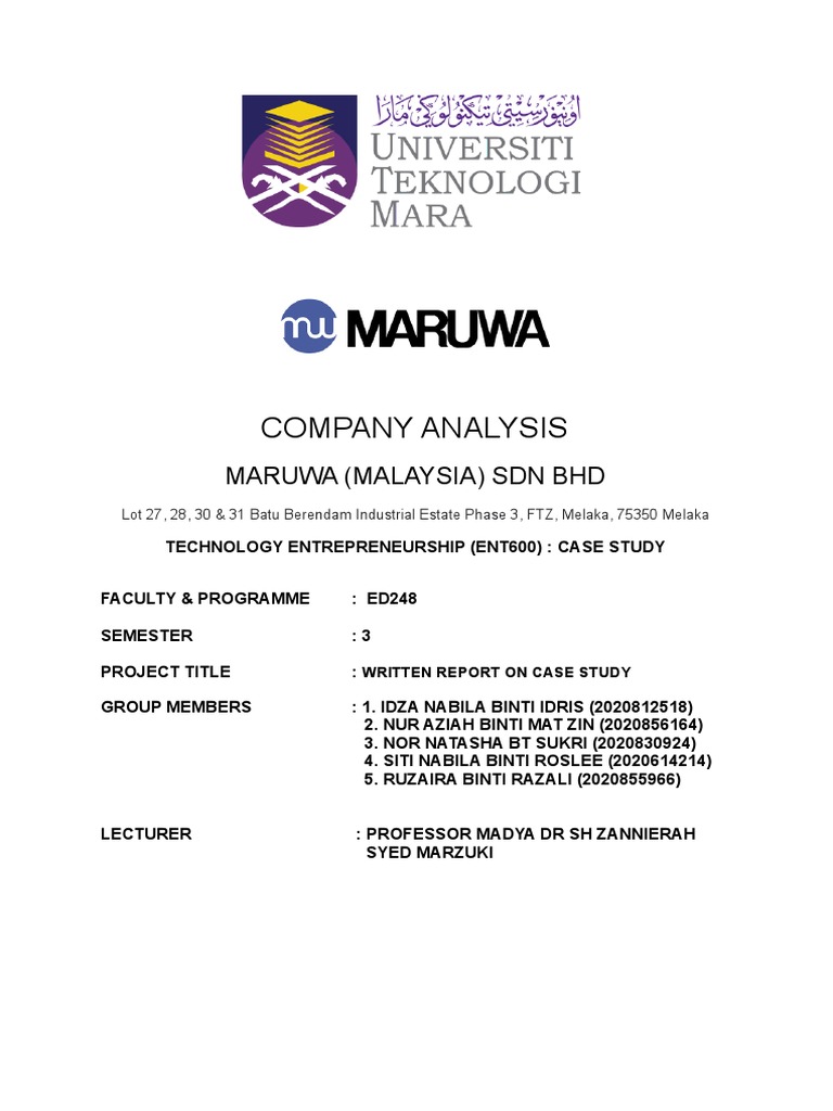 ENT 600 - Case Study | Download Free PDF | Sales | Prices