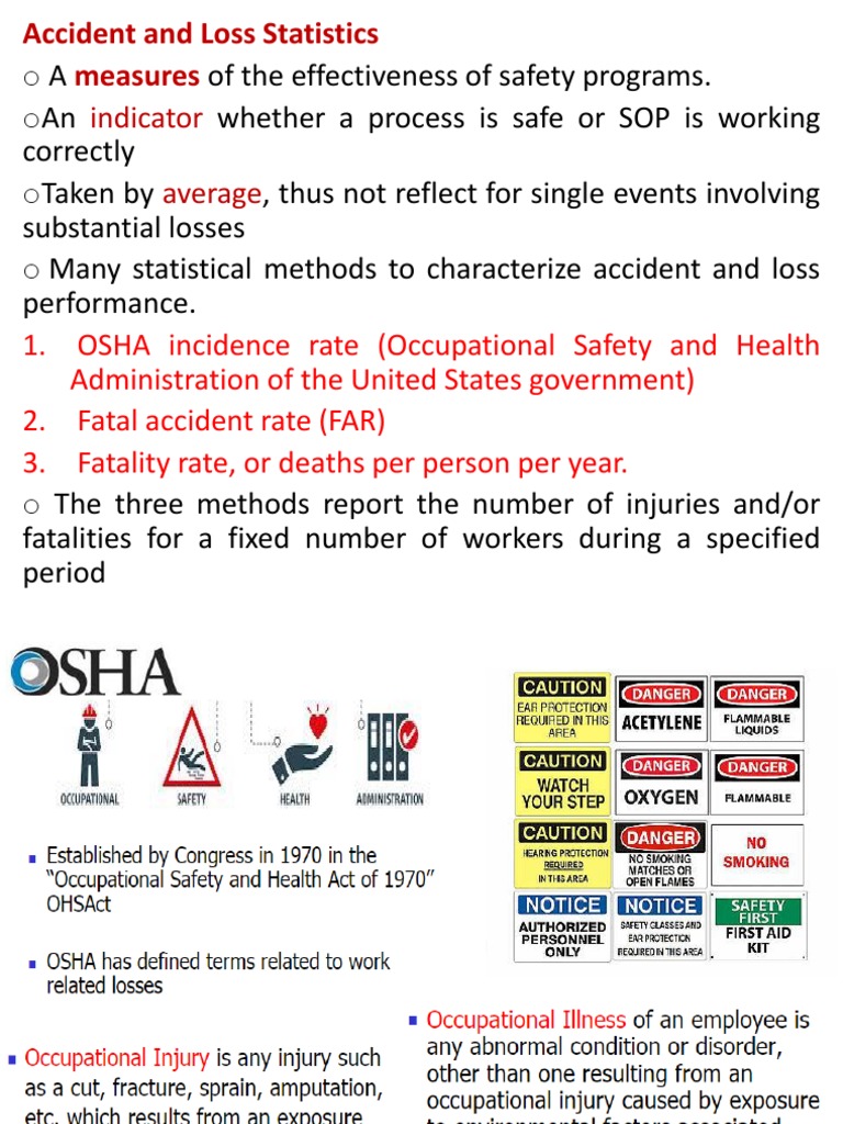 Accident and Loss Statistics | PDF | Occupational Safety And Health ...