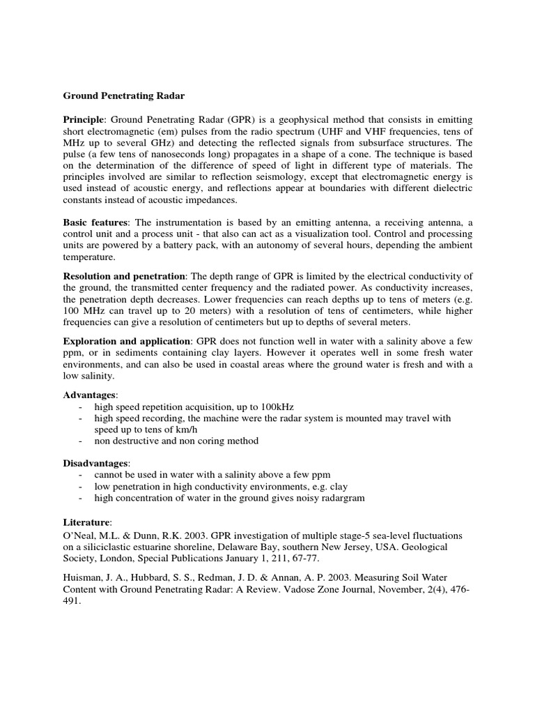 12 GPR | Download Free PDF | Electronics | Waves