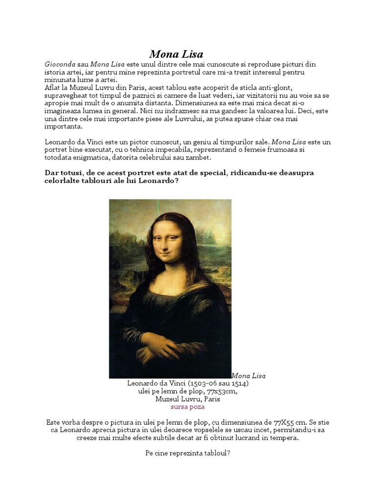 Mona Lisa | PDF