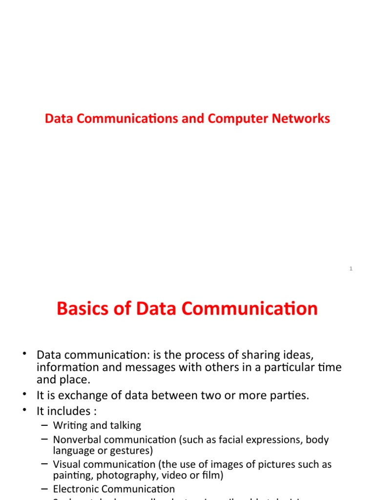 Data Communication and Network | PDF | Computer Network | Network Topology