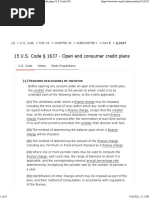 15 USC 1666b Late Payment Law Letter | PDF