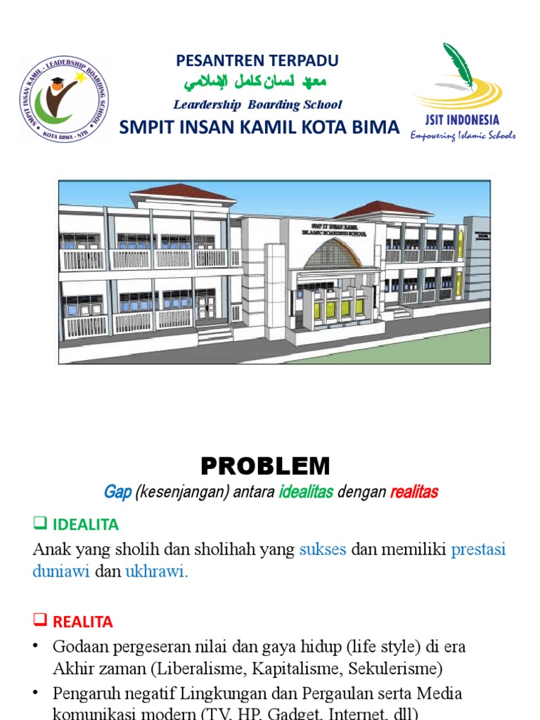 PROFIL Boarding School Pesantren Terpadu SMPIT Insan Kamil Kota Bima NTB | PDF