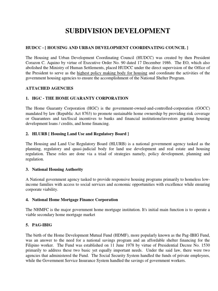 Subdivision Development | PDF | Zoning | Condominium