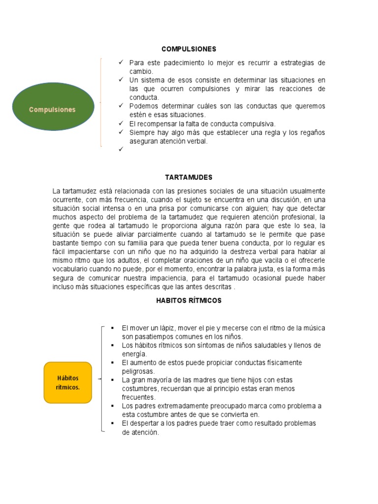 COMPULSIONES | PDF | Tartamudeo | Ritmo
