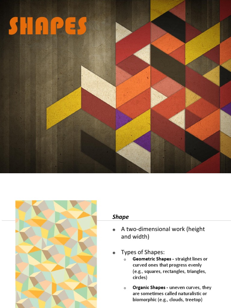 Element of Design Shape | PDF | Shape | Space