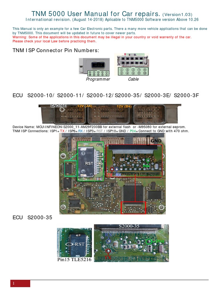 TNM 5000 Programmer User Manual | PDF | Microcontroller | Flash Memory