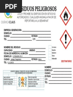 Tabla Incompatibilidad Nom 054 Semarnat PDF | PDF | Combustión | Pintar