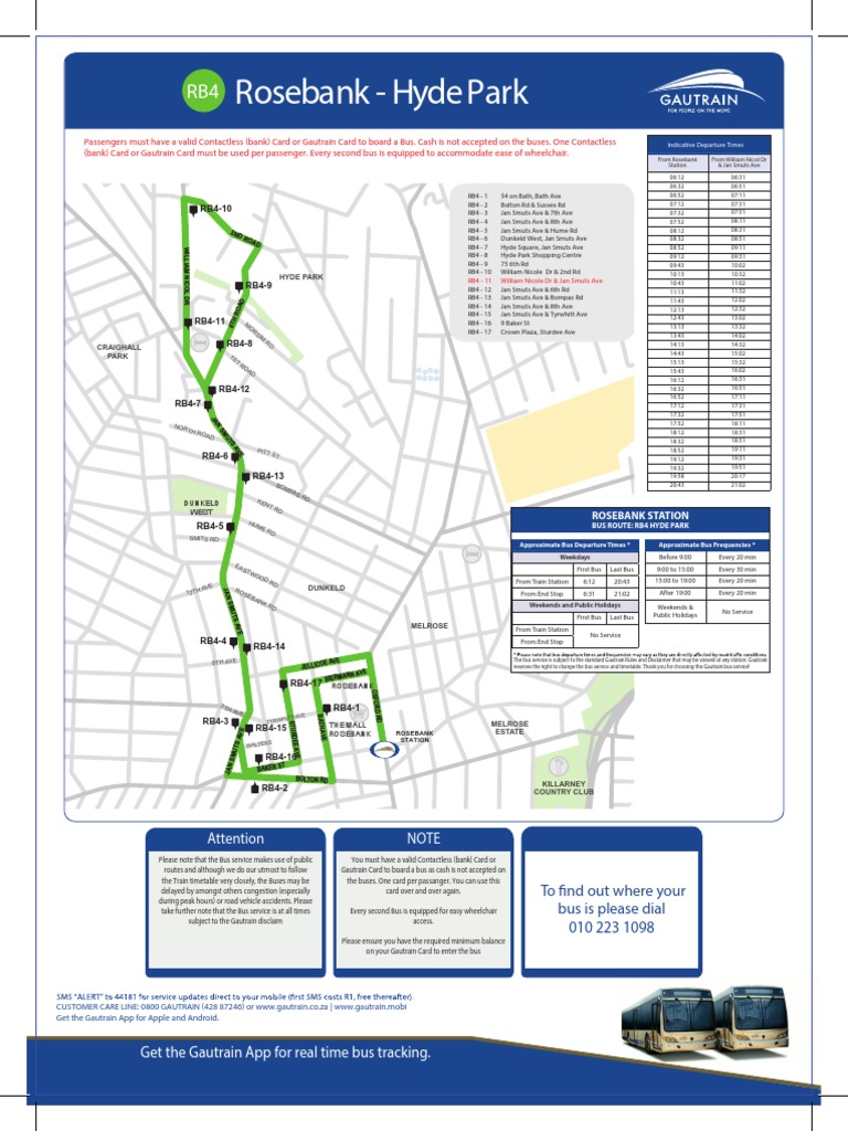 Rosebank - Hyde Park: Get The Gautrain App For Real Time Bus Tracking ...