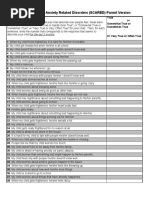 Anxiety Scale - Child | PDF | Anxiety Disorder | Anxiety