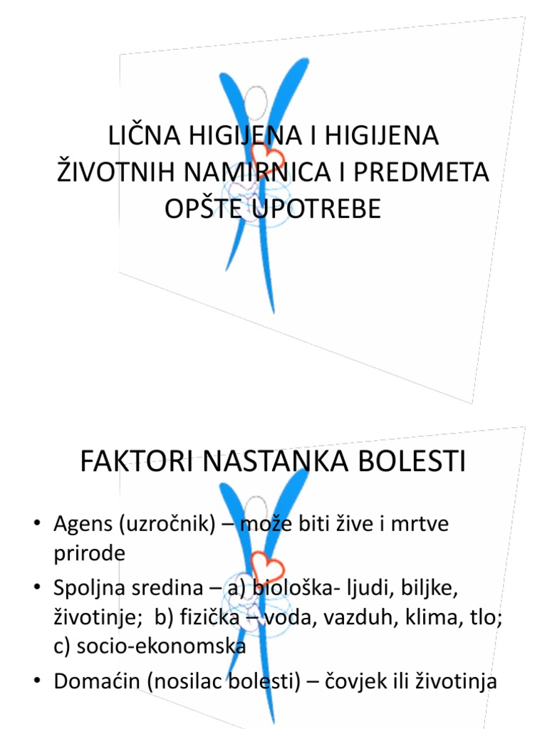 Licna Higijena I Higijena Zivotnih Namirnica I Predmeta | PDF