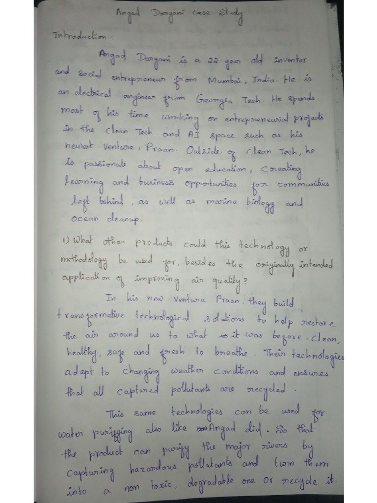 Angad Daryani Case Study | PDF