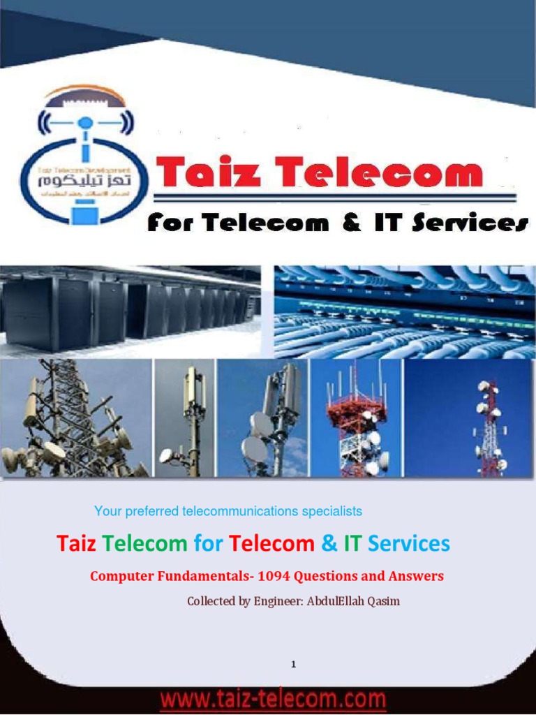 Computer Fundamentals Questions and Answers | PDF | Computer Data ...