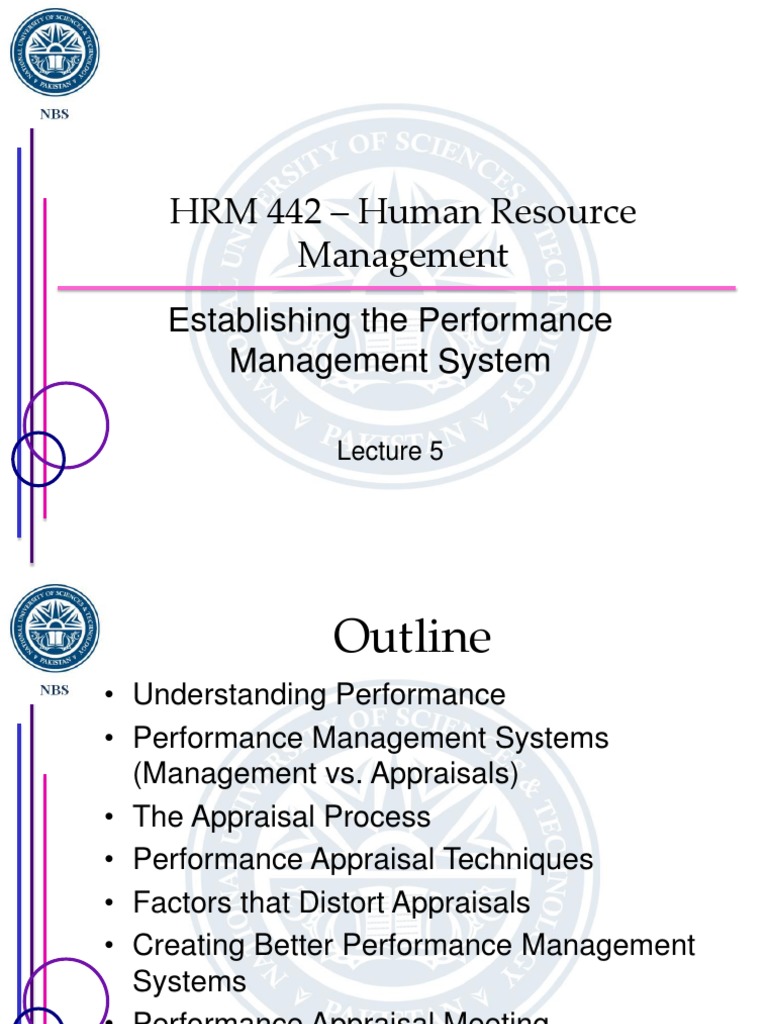 Lecture 5 - Performance Management System | PDF | Performance Appraisal ...