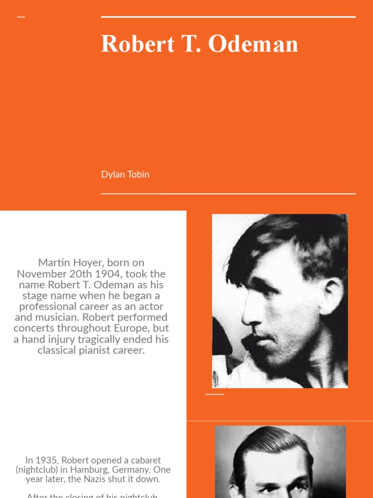 Robert T. Odeman: A Life of Resilience | PDF