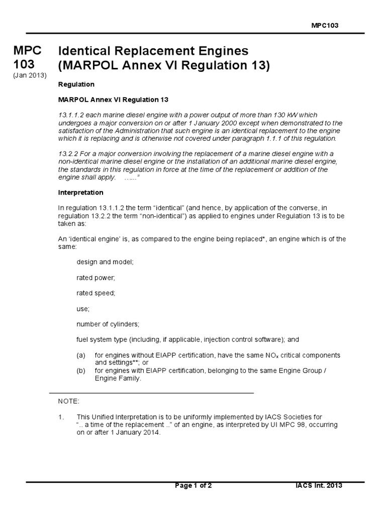 Ui mpc103 | PDF | Diesel Engine | Engines