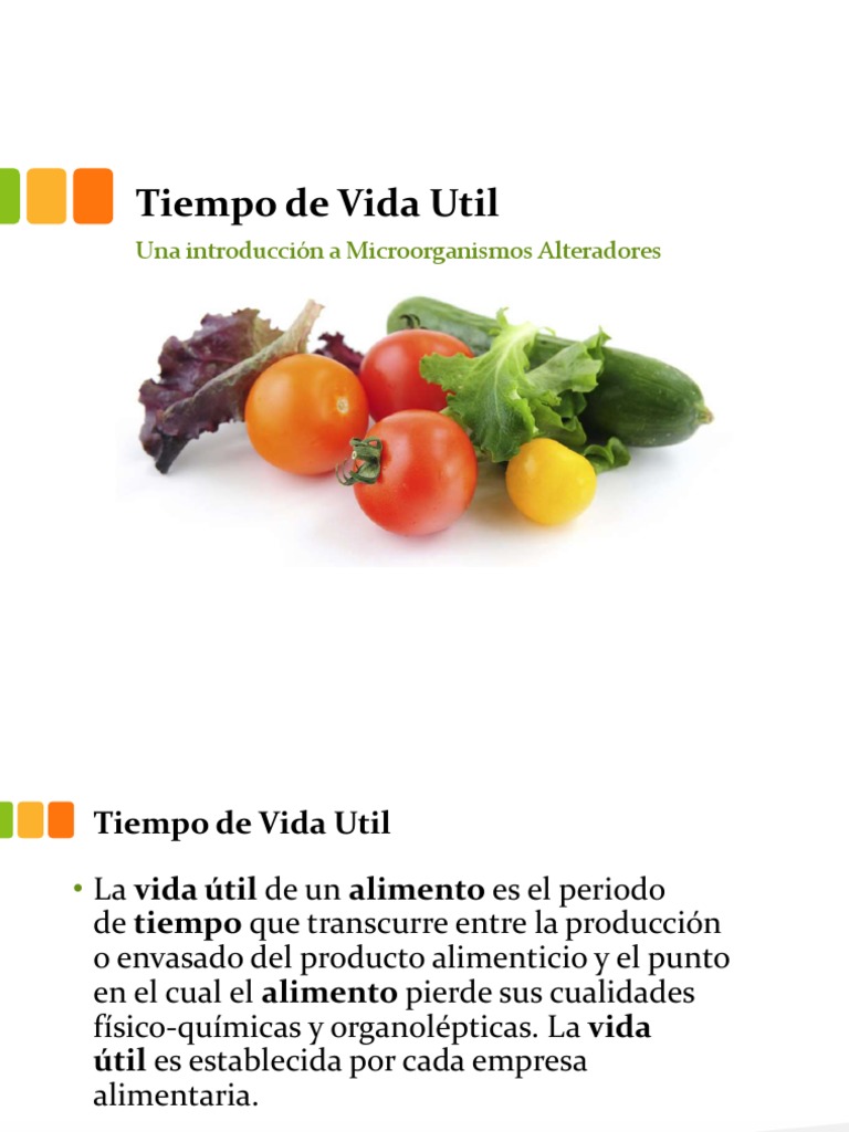 Microorganismos y Vida Útil de Alimentos | PDF | Alimentos | Microorganismo